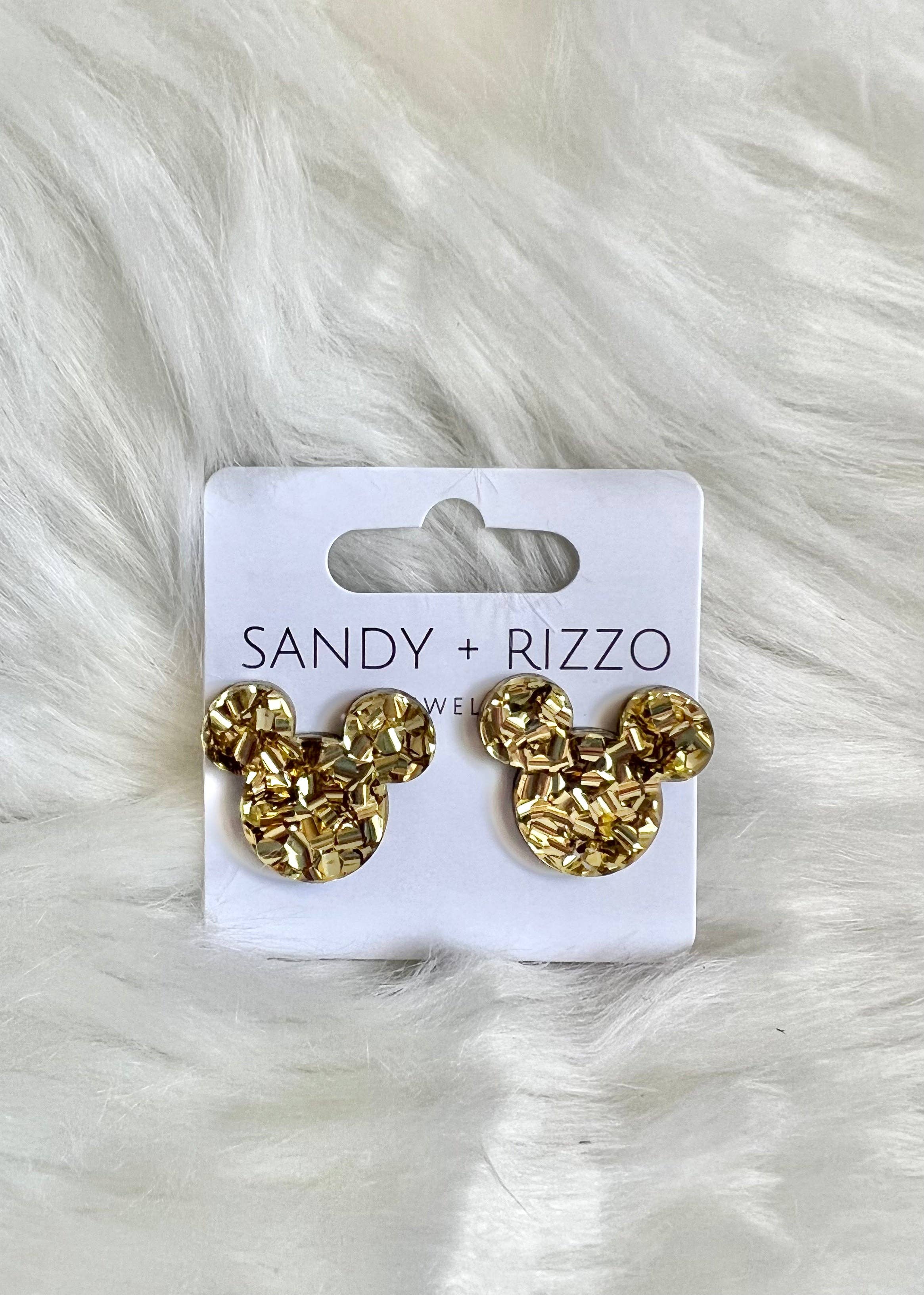 Gold Chunk Mouse Stud – Cooper Lucy